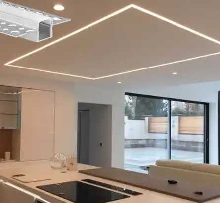 Modern Office Wall LED Ceiling Light - Surface Mounted Strip