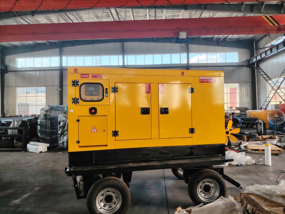 50kW Ultra-Quiet Mobile Diesel Generator Set Open Frame with Sound Insulation for 40kW 60kW 80kW ...