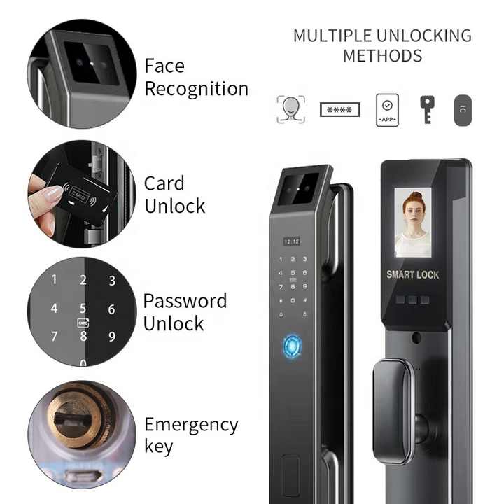 Smart Locks with 3D Face Recognition - Secure & Convenient