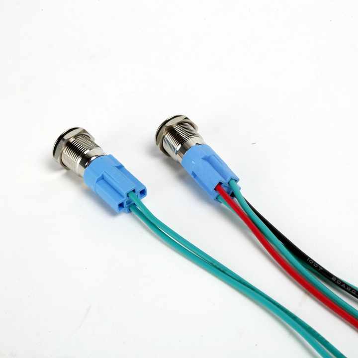 12mm Self-Locking Power Start Button Switch 10A Max. Current 250V 12V ...