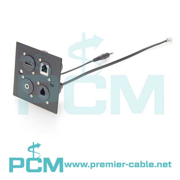 D Serial 3.5mm Stereo Male to Female XLR Panel Mount Extension Cable, D ...