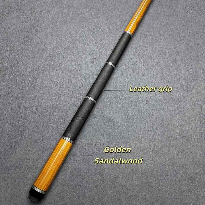 High Quality Handmade CUE-X HQ2 Pool Cue Set Golden Sandalwood 2-Piece ...