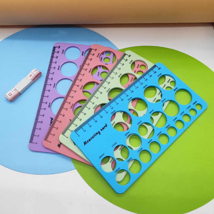 Circle Measuring Geometry Ruler Stencils Drawing Set Plastic Geometric ...