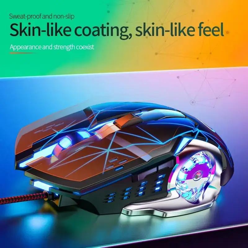 G15 Mechanical Game Mouse Right Hand Wired Ergonomic RGB Breathing ...