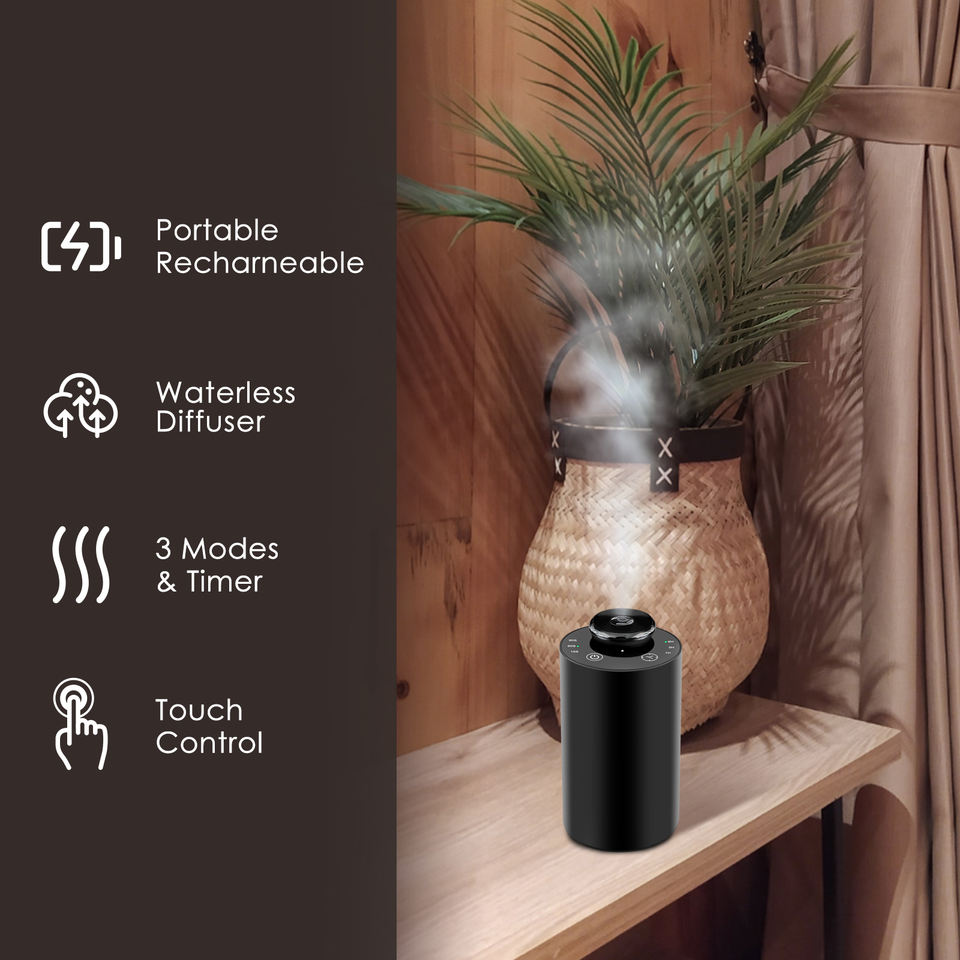 Mini Portable Commercial Electric Car Scent Diffuser Waterless Metal ...