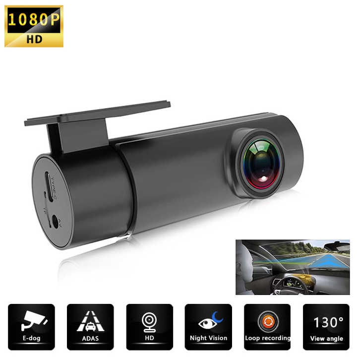 Car black box Car Camera Truck 1080P Black Box Dvr Mini Wide Len s Dash ...