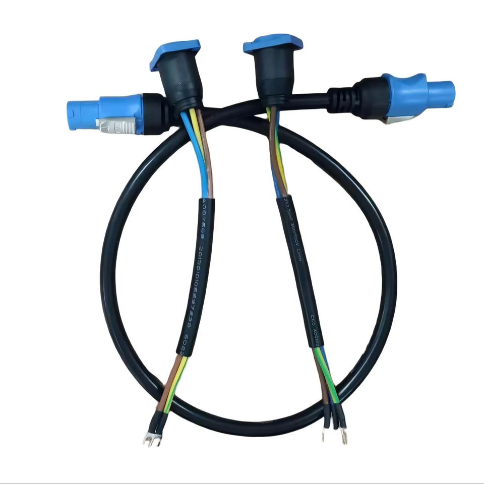 Three-pin Universal AC Power Connector with Panel-type Female Socket ...