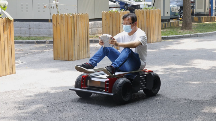 4WD Robot Platform - Wheeled Robot Chassis with 100kg Payload
