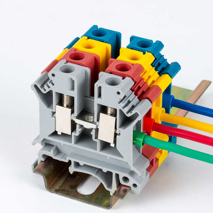 JUK6N Din-Rail Terminal Block - Reliable Wire Connecting