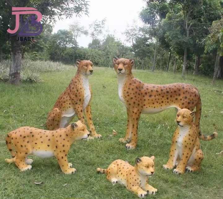 Customized Large Animal Resin Sculptures Outdoor Zoo Decorative Animal ...