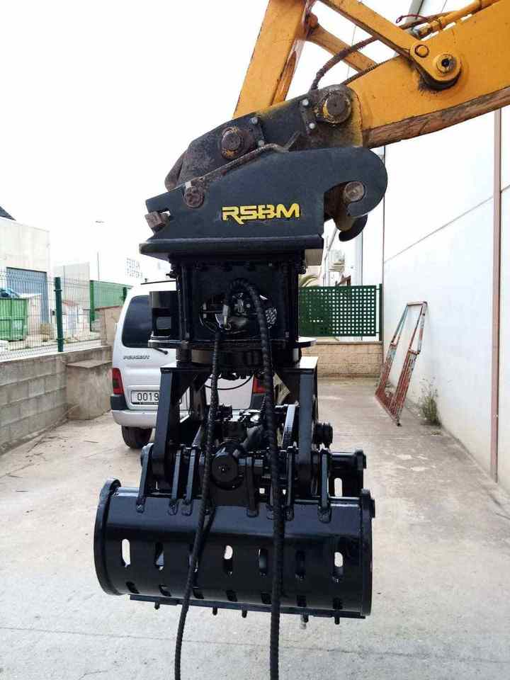 RSBM Excavator Hydraulic Rotating Sorting Grapple Demolition Machinery ...