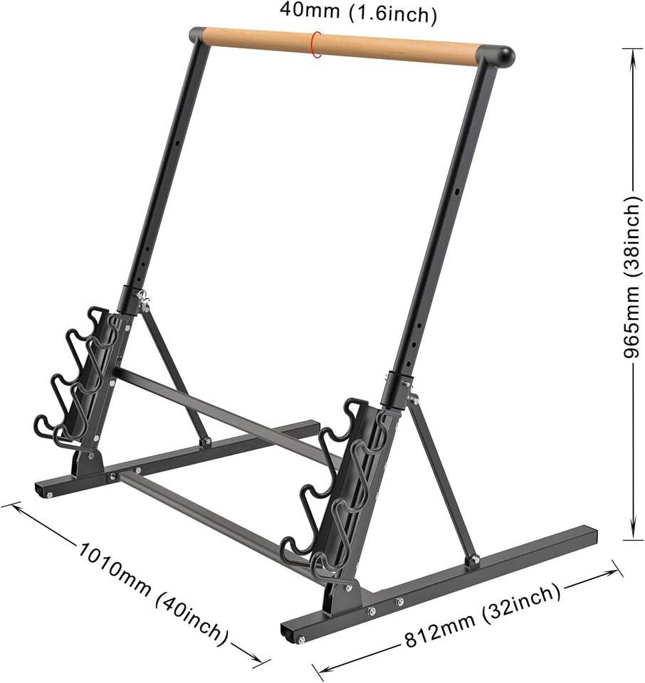 WellShow Portable Freestanding Ballet Barre System for Home Gym - Ideal ...