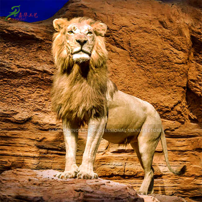 Handmade Realistic Animatronic Lion for Zoo Park & Education