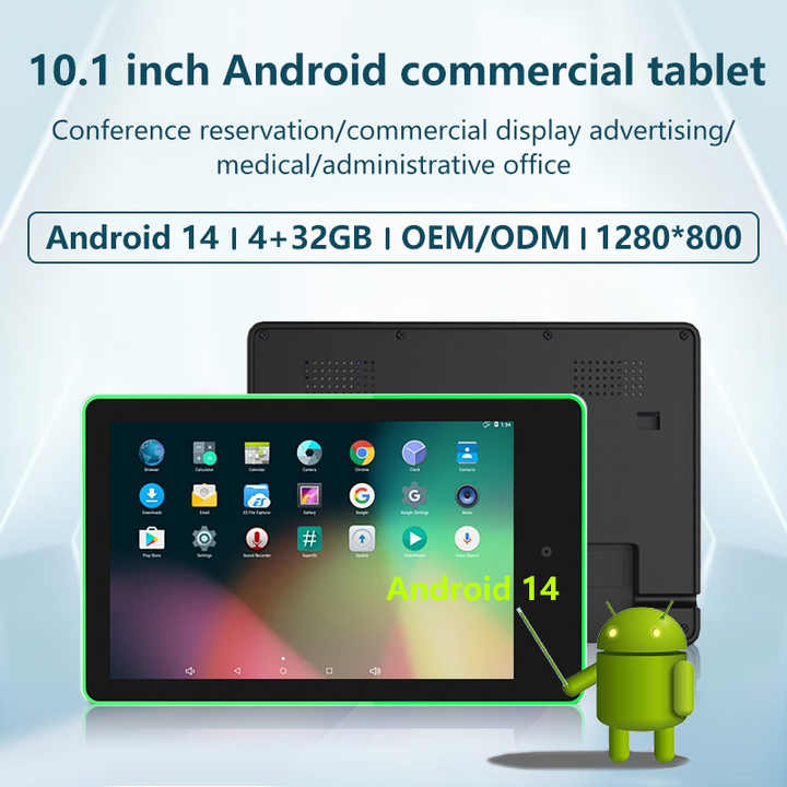 10.1inch Wall Mount Commercial Android Tablet Pc POE NFC RFID Wifi ...