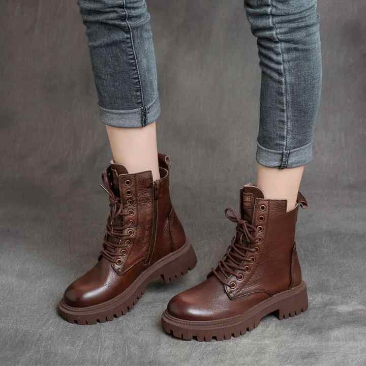 High Quality Elegant Boots Fashion Designer Shoes Black Women's Ankle ...