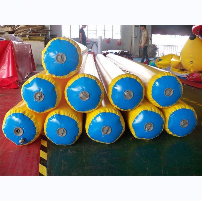 4.5m Long Inflatable Buoy Water Park Equipment Custom Floating Tube ...