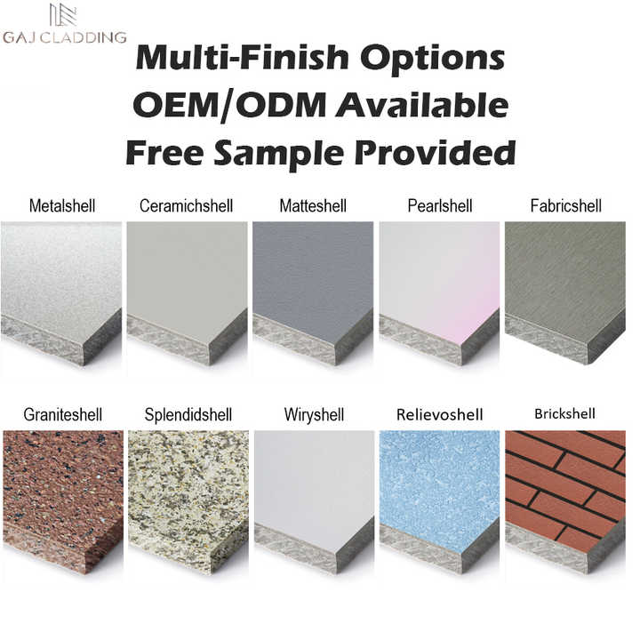 GAJ Forever Lasting Modern Wall Clading Panels External Finishing ...