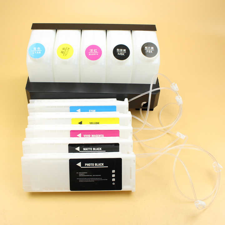 CISS ระบบจ่ายหมึกต่อเนื่อง,สำหรับ Epson SureColor T3000 3070 3200 3270 ...