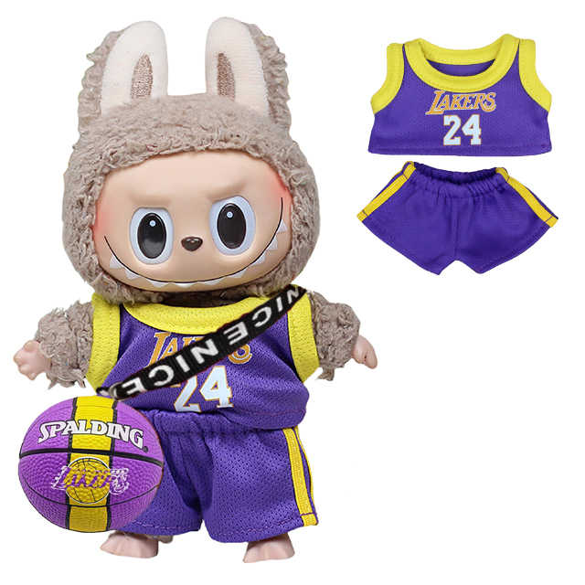 Labubu Clothes Luxury Clothes Lakers Team Uniform Sportswear Outfit ...