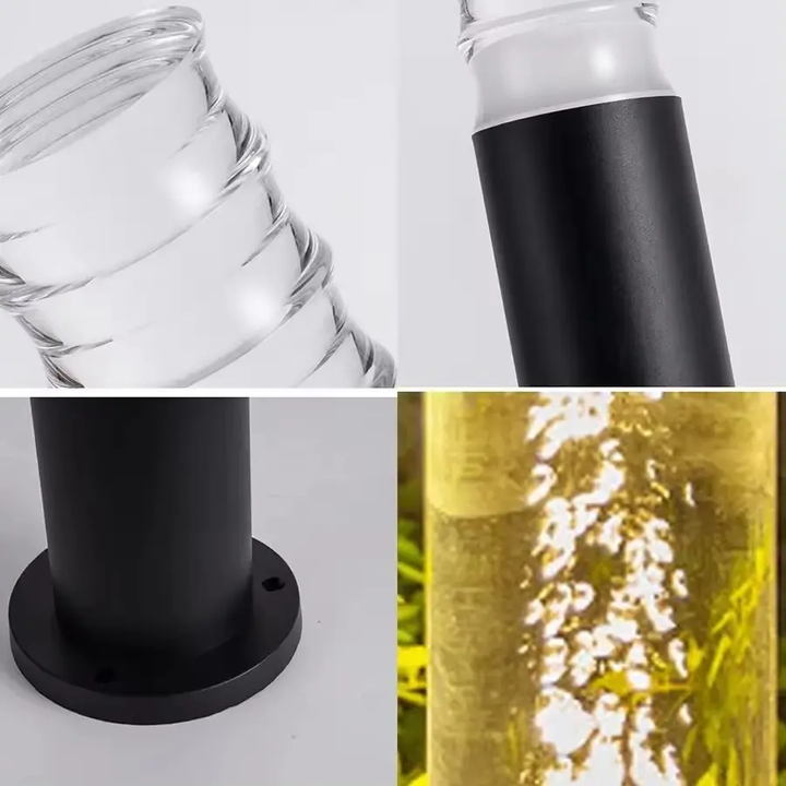 Outdoor Waterproof IP65 E27 LED Bollard Light for Landscape Yard Pathway LED Garden Lawn Light ...