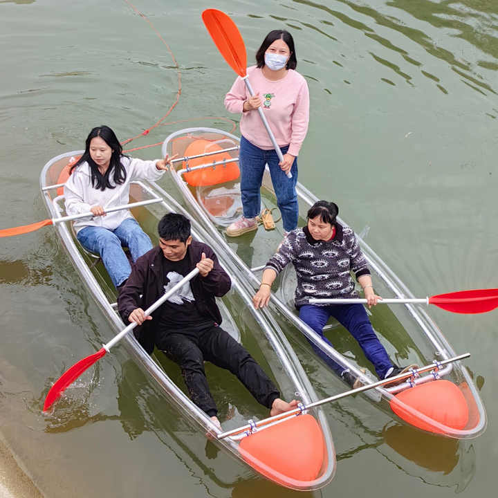 Lakes Rivers Portable Kayaks Tourist PC Clear Acrylic Glass Bottom ...