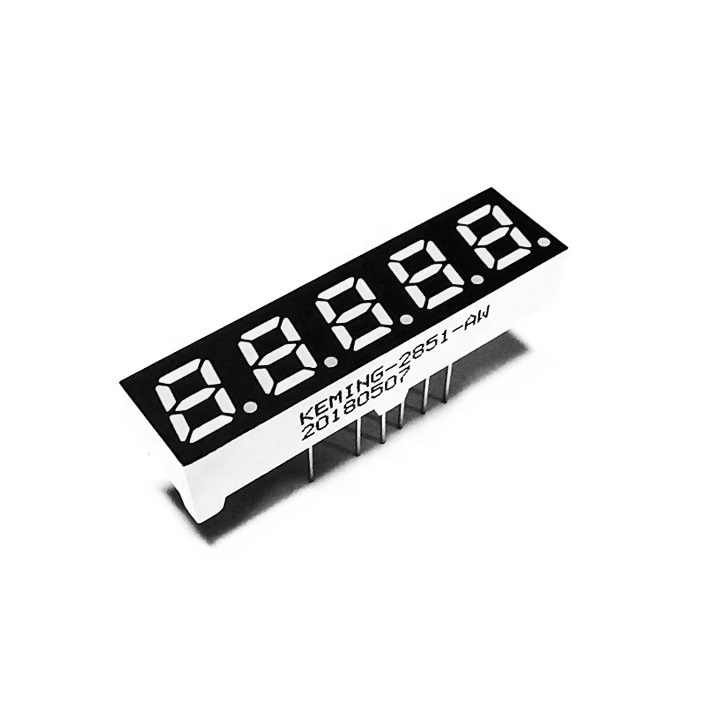 Small Five Digits 7 Segment Display Pure Green Led 0.28 Inch 7- Segment ...