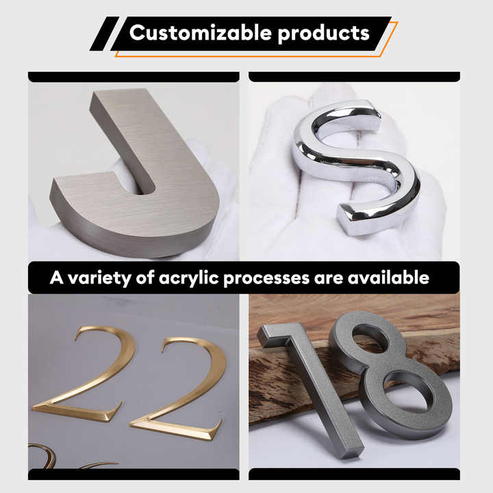 Custom Laser Cut Stainless Steel Wall Mount Signage
