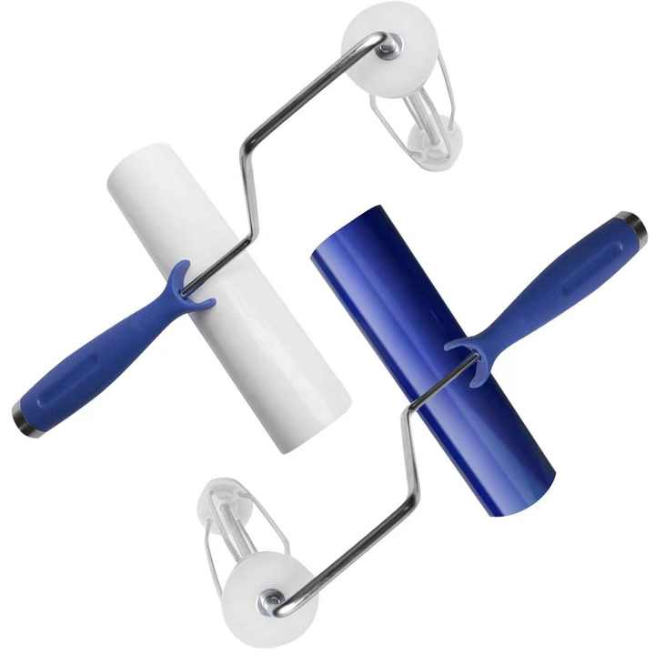 4-inch Industrial Reusable Sticky PE Hand-Cleaning Rollers Cleanroom ...
