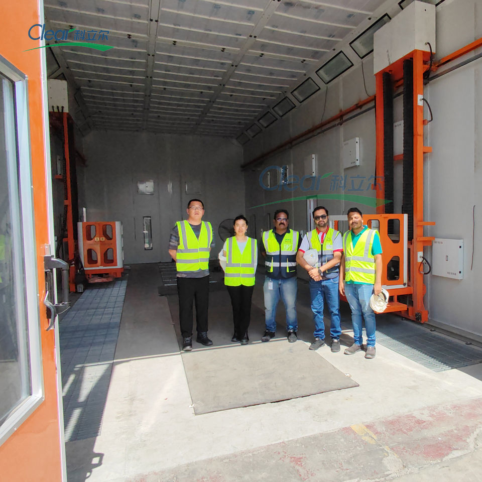 15M Factory Spray Paint Booth Truck/Cars Paint Booth Large Liquid Paint ...