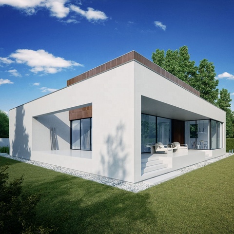 250m2 House - Modern Prefab Villa with Durable Materials