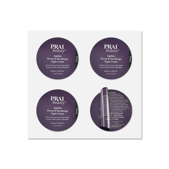 Custom Multi-layered Booklet Labels Sticker Multi Layer Fold Adhesive ...