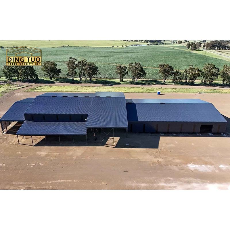 Heavy ASTM Standard Steel Farm Structures for Cattle House and Poultry ...