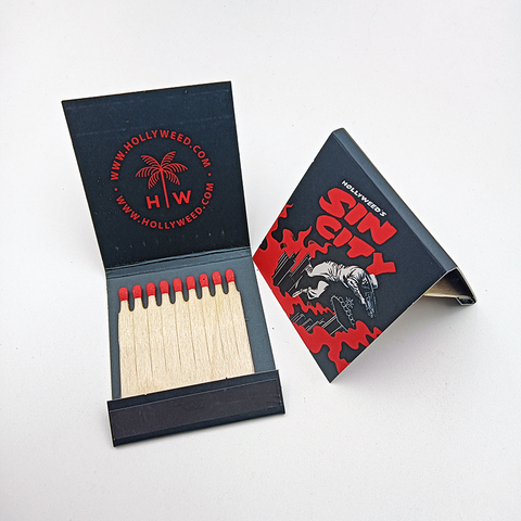 Stick matches, customized safety match boxes, and match colors can be ...