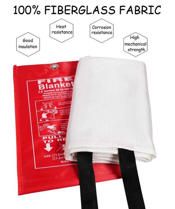 Domestic Rescue Fire-Fighting Silicone Fire Blanket National Standard ...