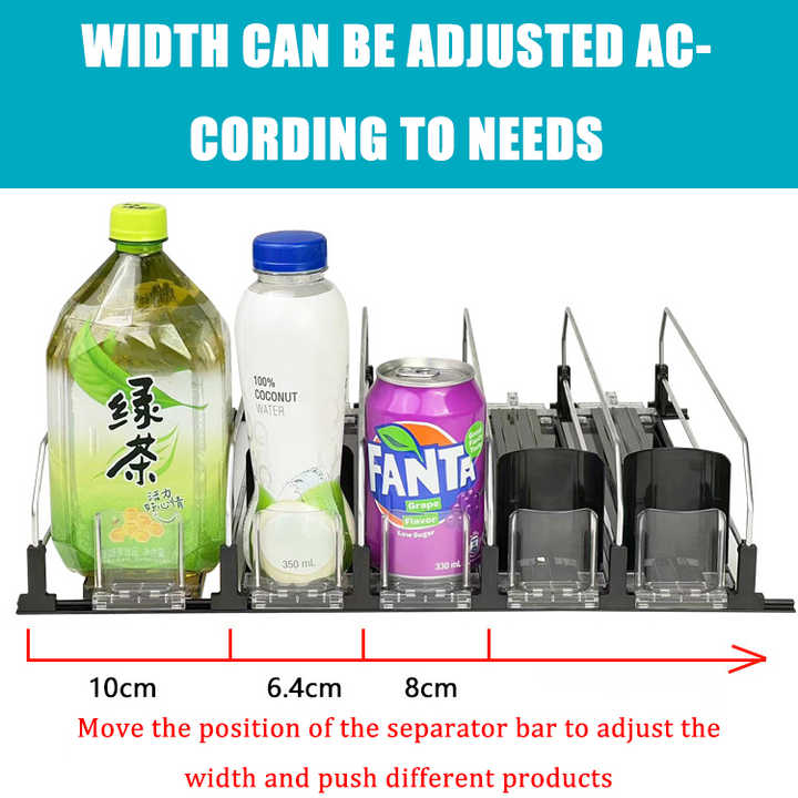 Supermarket Freezer Rack Pushers Adjustable Market Actylic Rack Shelf ...