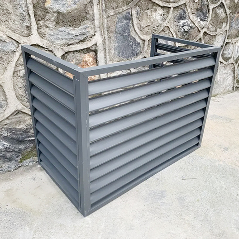 Modern Outdoor Aluminum AC Covers for Hospitals & More