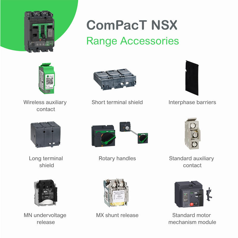 Original NSX Series NSX100N 50kA DC 1P 50A TMD Trip Unit Schneiders ...