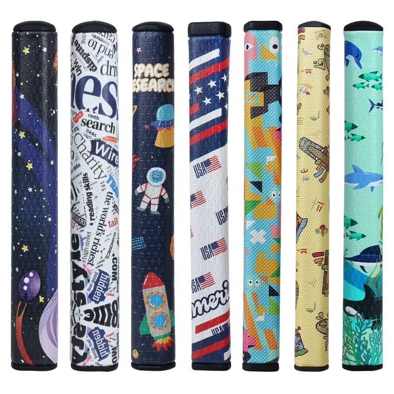 Custom Logo Design Light Weight EVA PU Leather Putter Grip