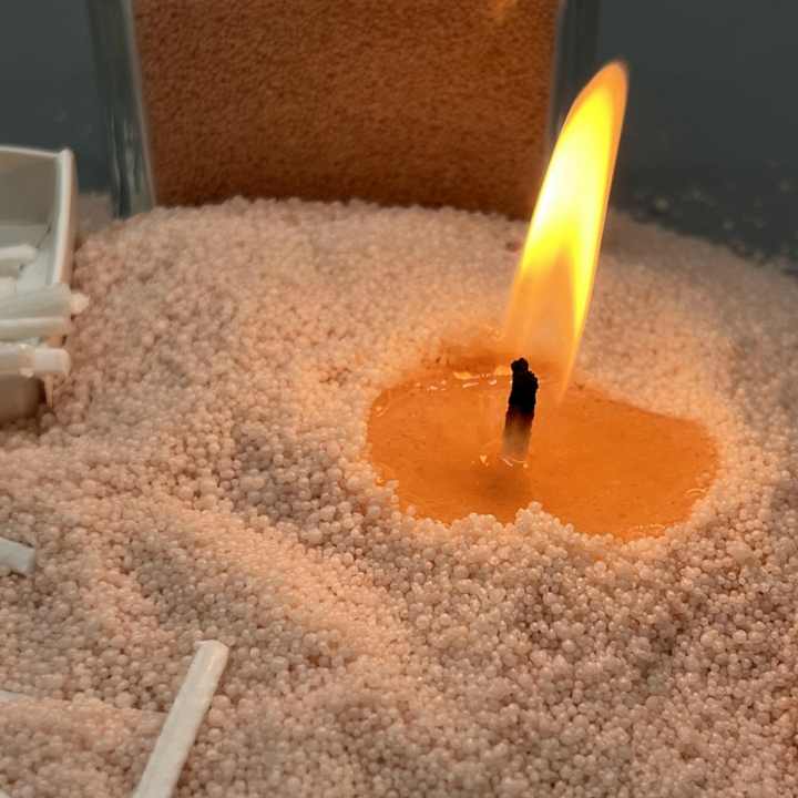 Natural Sand Wax Pearled Candle Wax Customized Color Powder Candle ...