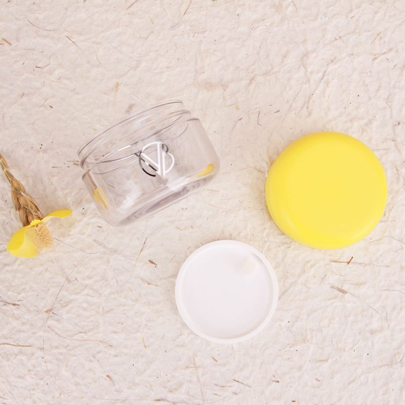 New Type Luxury Round Plastic Face Cream Jars with Screw Top Refillable ...