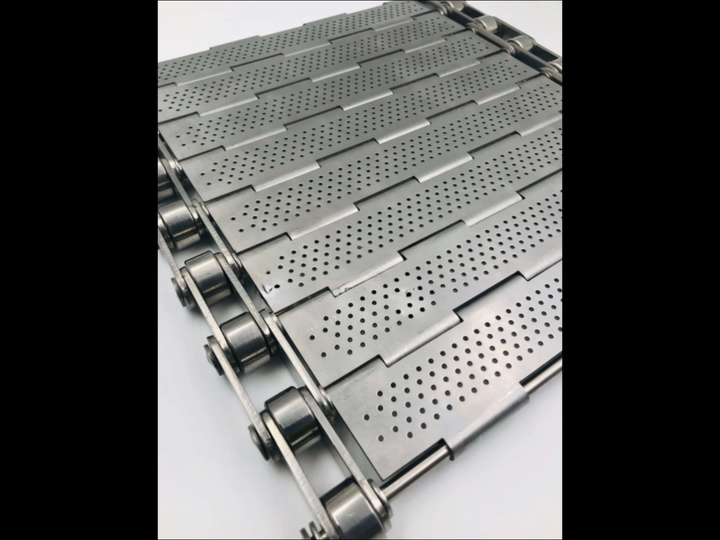 Customized High Heat Resistance Chain Plate Conveyor Belt For Pizza ...