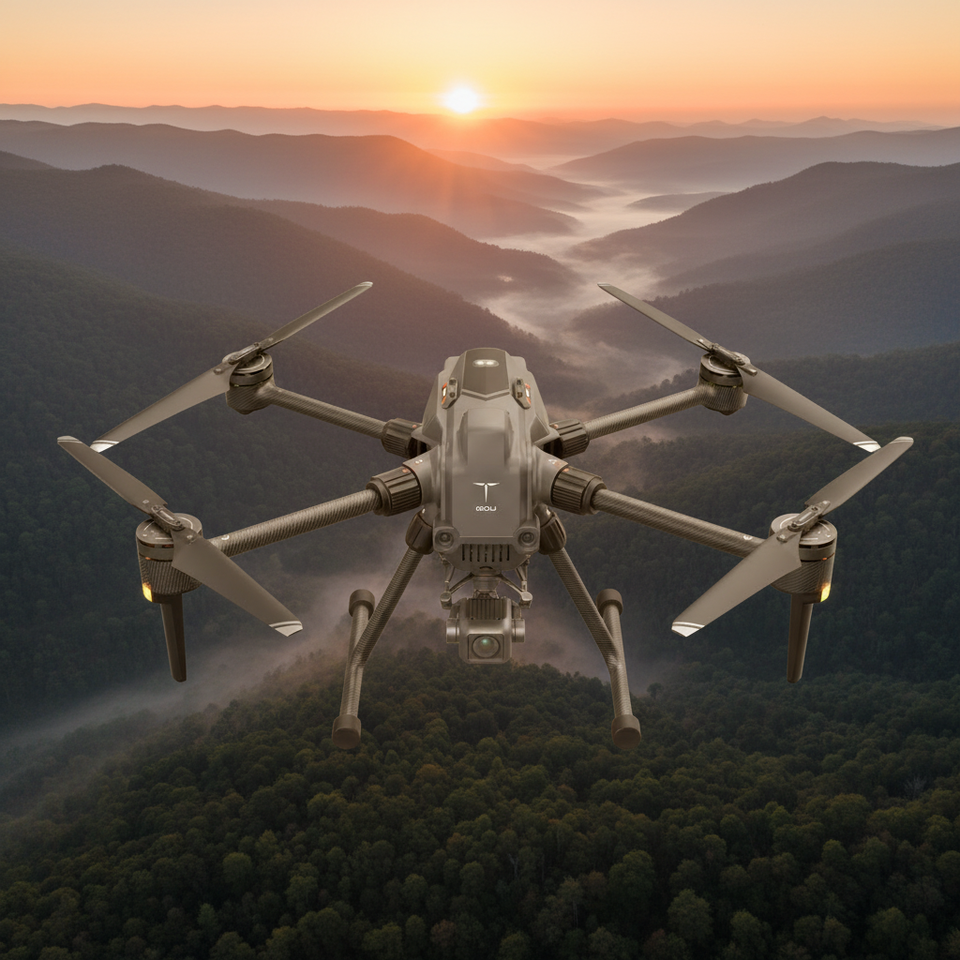 S400E Heavy Payload UAV Stable Magnesium Alloy Platform for Mining ...