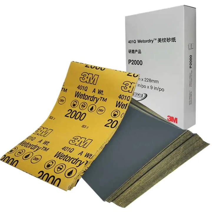 OEM Quality 3M 401Q Silicon Carbide Waterproof Sand Metal Abrasive ...