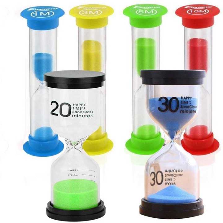 Sand Timer Hourglass - 120 Minute Big Glass Decorative Gift