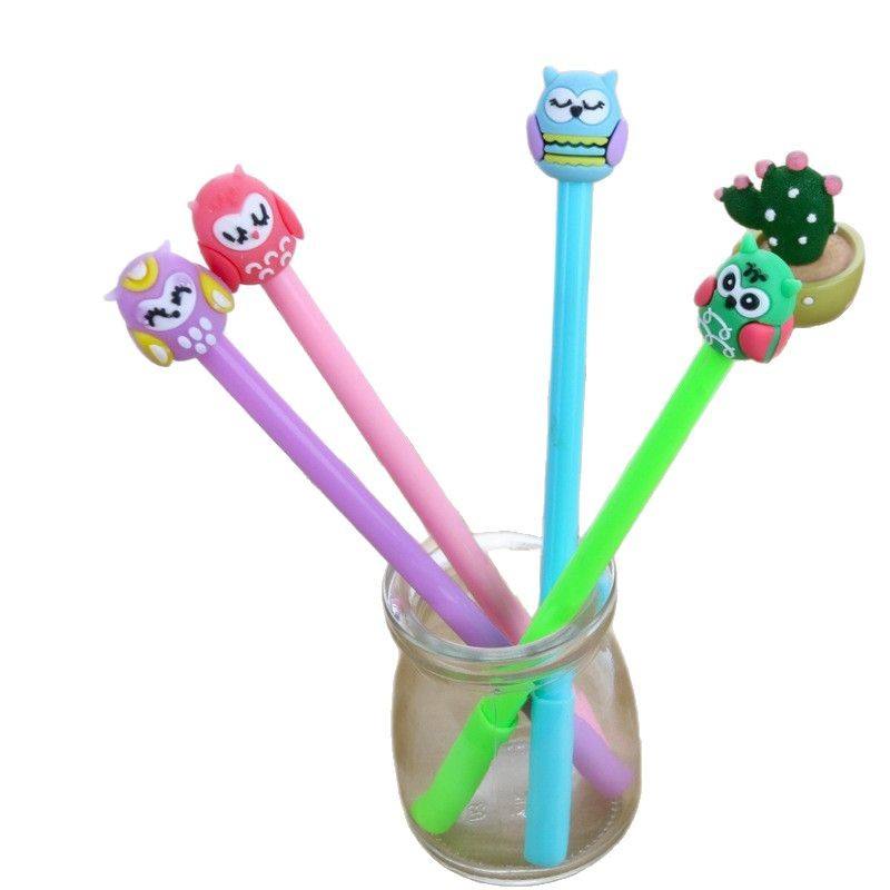 Owl Pen Creative Expression Cute Neutral Pen Black 0.5mm Water Pen ...