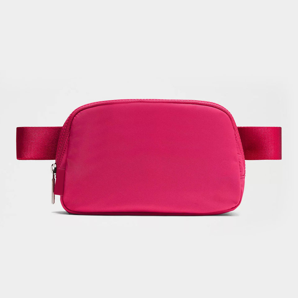 USA Oversea Warehouse 1L Fanny Pack Bag Solid Zipper Sport Nylon ...
