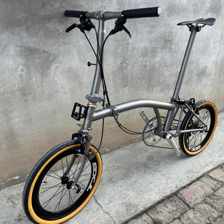 Titanium 7-Speed Folding Bike for Wholesale