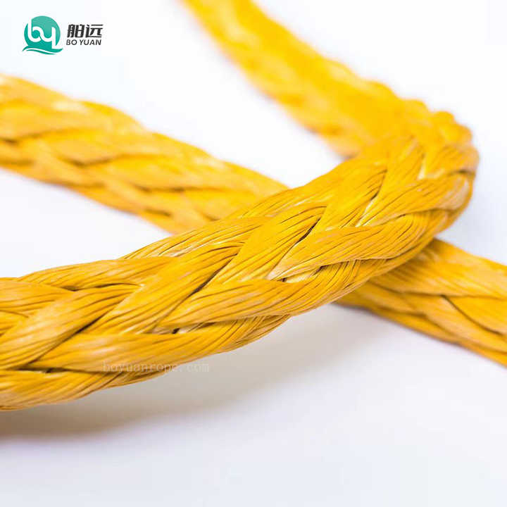 Packaging Ropes 12 Strand HMPE Rope with Custom Colors for Other Marine ...