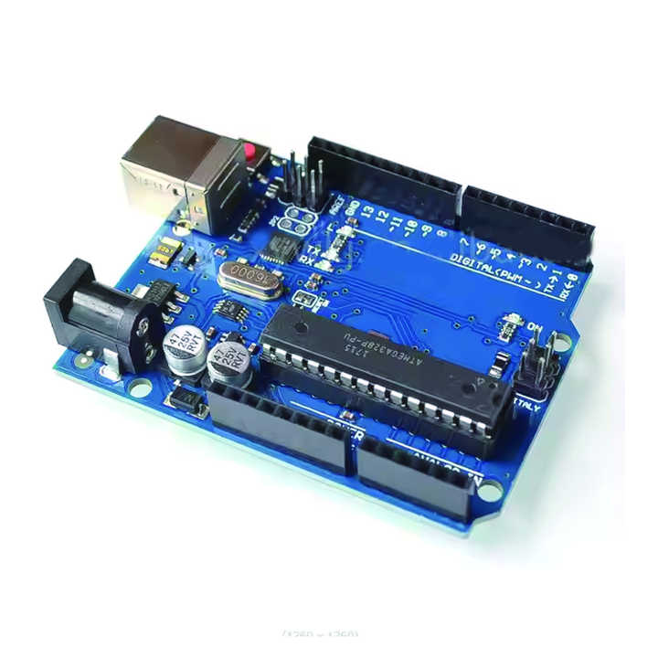 The Arduino UNO R3 DIP's high-quality development board is compatible ...