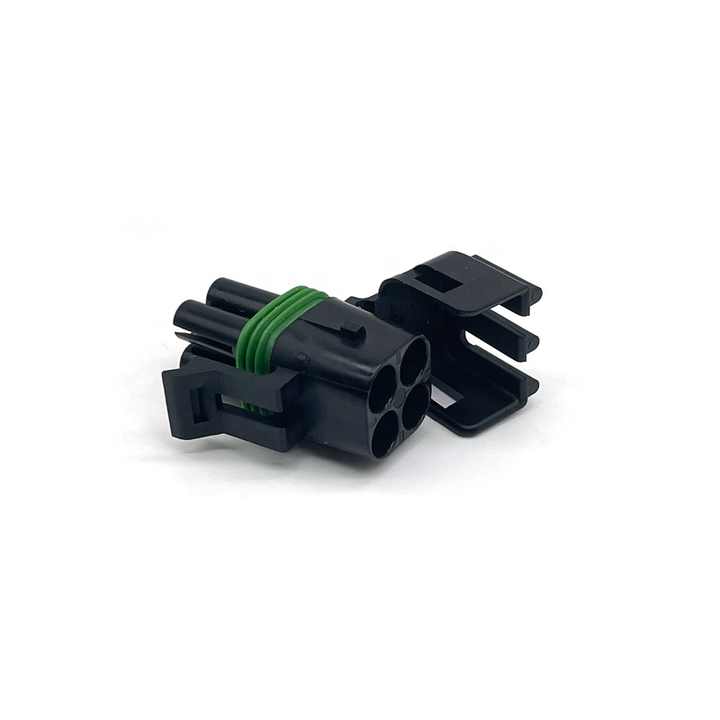 4 Pin Female Injector Vehicle Speed Sensor Plug Waterproof Auto ...